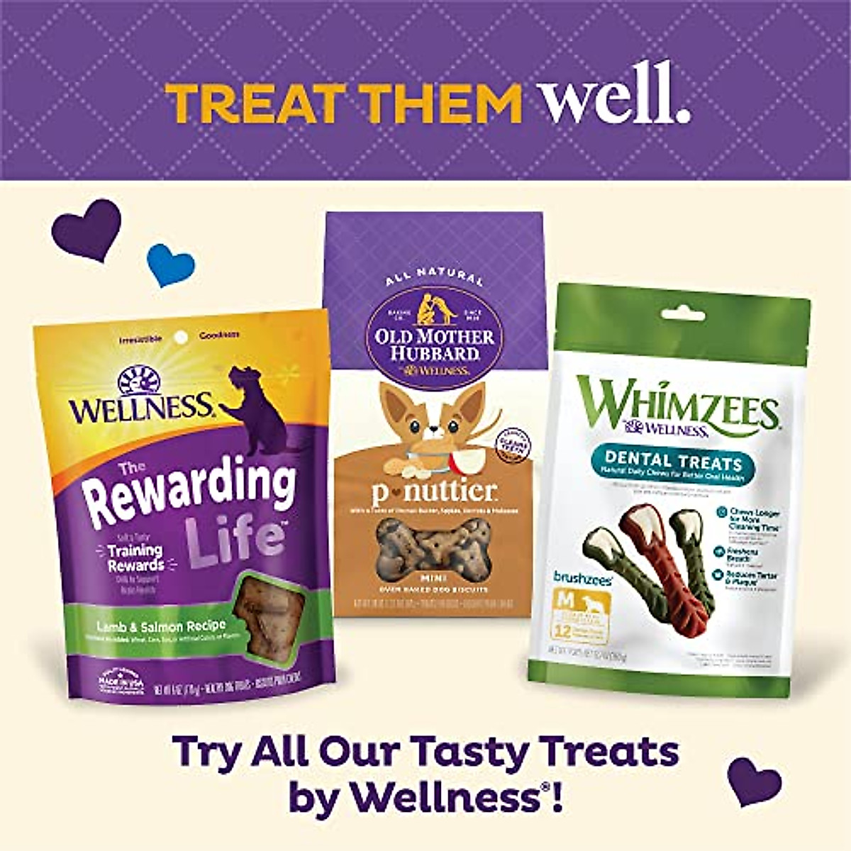 Old Mother Hubbard by Wellness Classic Original Mix Natural Dog Treats, Crunchy Oven-Baked Biscuits, Ideal for Training, Mini Size, 20 pound box