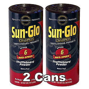 SunGlo #6 Shuffleboard Powder Wax (16 oz.)(Pack of 2)