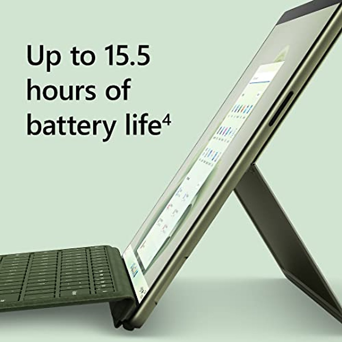 Microsoft Surface Pro 9 (2022), 13" 2-in-1 Tablet & Laptop, Thin & Lightweight, Intel 12th Gen i5 Fast Processor for Multi-Tasking, 8GB RAM, 256GB Storage with Windows 11, Forest