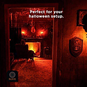 SLEEKLIGHTING 13 Watt Orange Spiral CFL Light Bulb - UL Approved- General Purpose Spiral CFL Orange Light Bulbs - 120 Volt, E26 Medium Base. (Pack of 4)