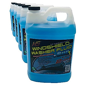 SH HS 29.606 Bug Wash Windshield Washer Fluid, 1 Gal (3.78 L) (Pack of 6)