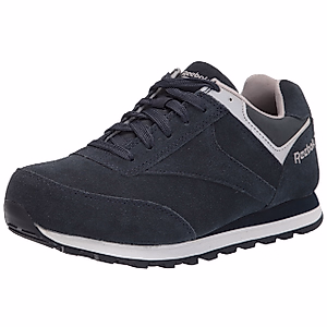 Reebok mens Leelap Work Safety Toe Industrial Construction Shoe, Navy Blue, 6 Wide US