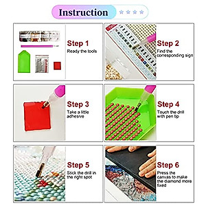 5D Diamond Art Painting by Number Kits Full Drill for Football Team 16x20 Inch Round Drill Diamond Art Dots for Adults Crafts Cross Stitch Wall Decor 4