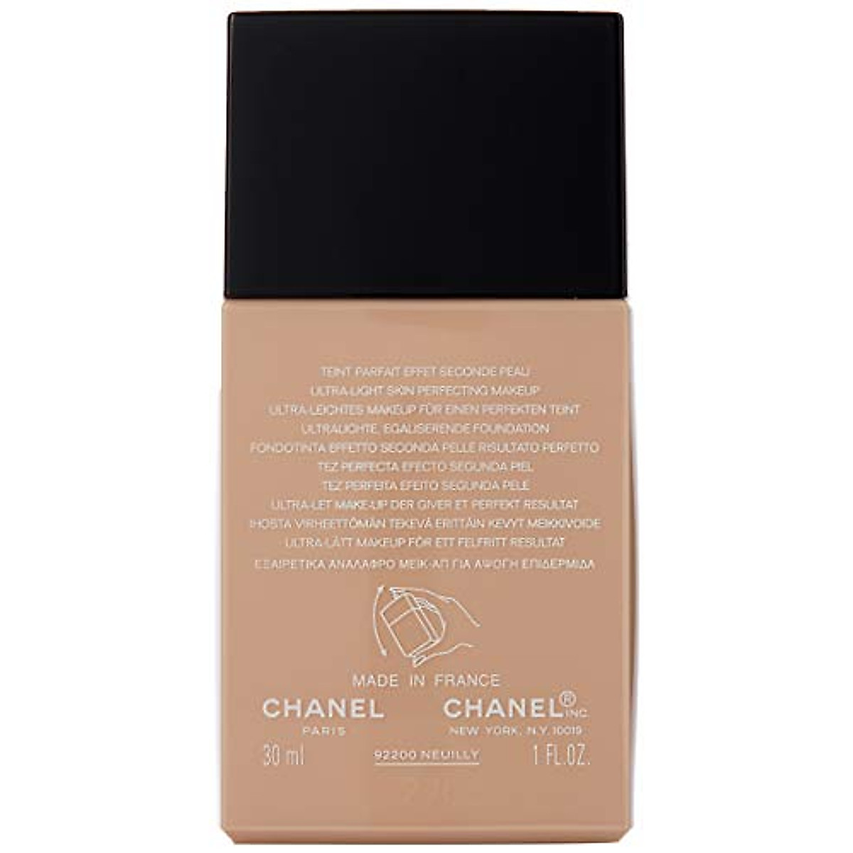 Chanel Vitalumiere Aqua Ultra-Light Skin Perfecting Makeup SPF 15-30 ml, 22 Beige Rose