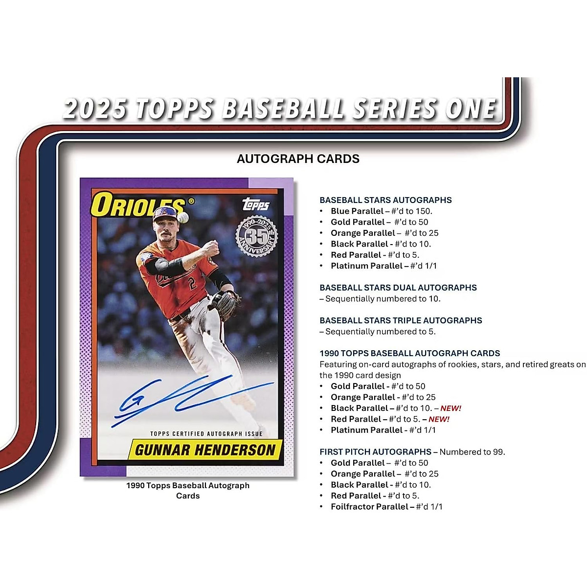 Topps 2025 Series 1 Baseball Trading Card Hanger Box (59 Cards)