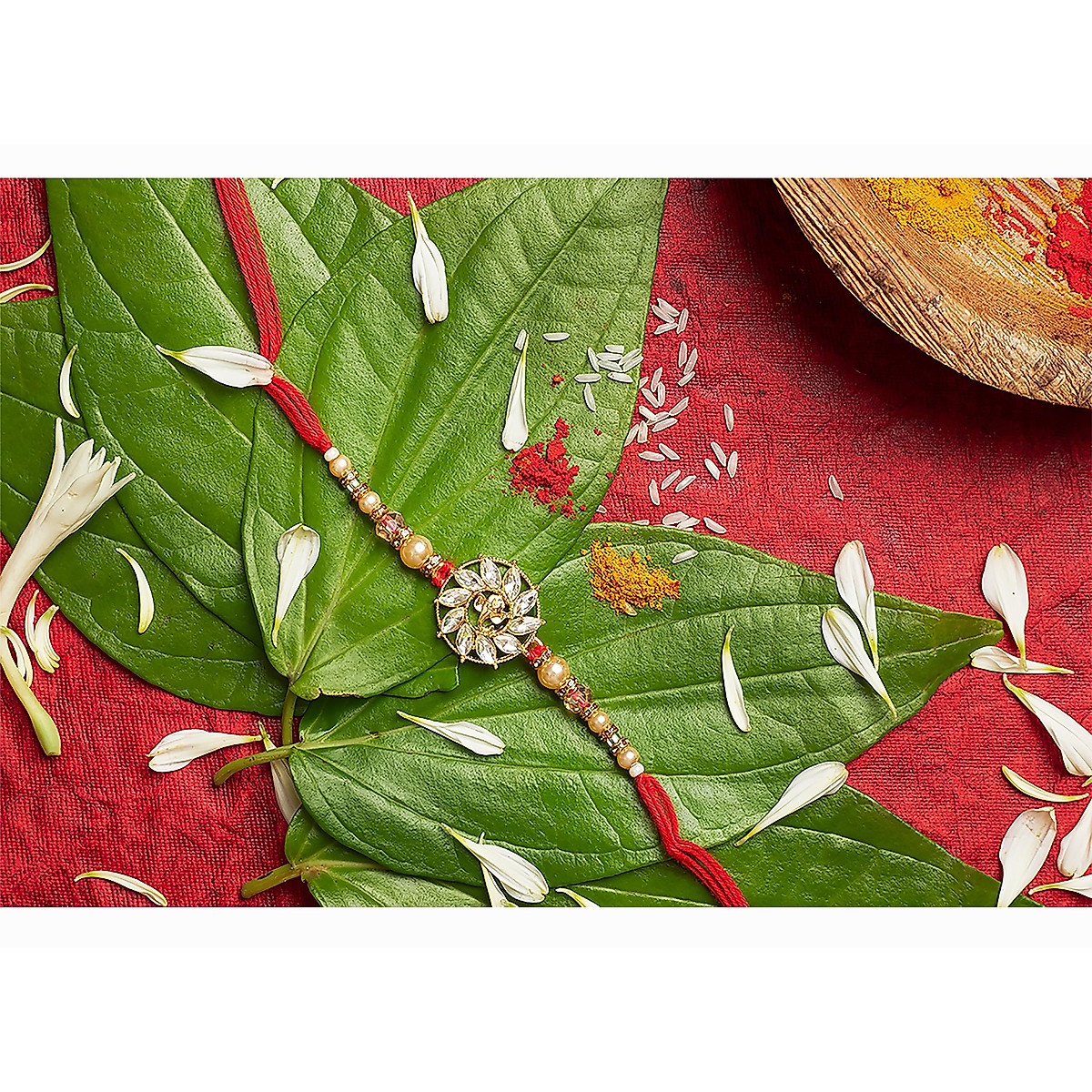 Rakhi for Brother - Lord Ganesha Design, Beautiful Rakhi Bracelet for Brother, Perfect for Brother, Father, Bhabhi, Bhaiya, Celebrate with Love | 1 Rakhi