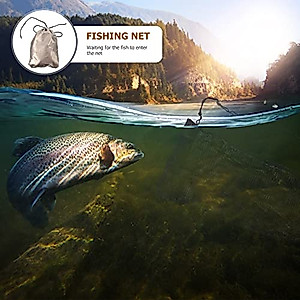 BESPORTBLE 1 Set Fishing Net Lightweight Fish Catching Basket Outdoor Fishing Net Fishing Bag