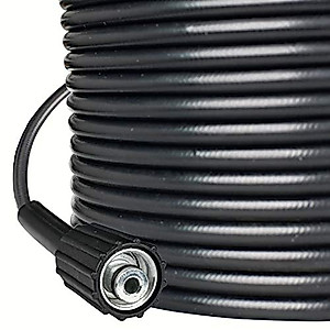 DUSICHIN 50 FT Hose Wand High Pressure Washer Gun 3000 PSI Max 5 Pressure Power Washer Nozzles and Kink Resistant 3000 PSI High Pressure Washer Hose Replacement With M22-14mm Thread DUS-221