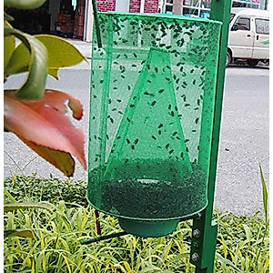 Sutify 6 Pack Fly Trap Garden Ranch Orchard Trap,Ranch Fly Trap Flay Catcher, The Most Effective Trap Ever Made with Pots Flay Catcher 2021 New Fly Red Drosophila