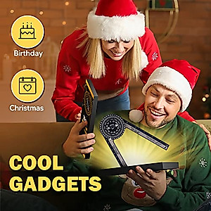 Angle Finder Miter Saw Protractor for Corner Measuring | Cool Gadgets for Making Crown Molding | Woodworking Tools for Carpenter Plumber All Building Trades | Miter Gauge Miter Angle Finder Tool Stuff