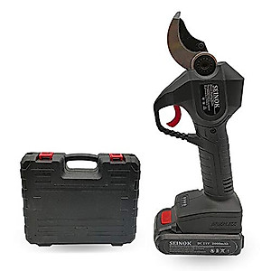 Electric Pruning Shears Battery Powered Cordless Pruner,2pcs 2Ah Lithium Battery,6-8 Working Hours,1.2 inch(32mm) Cutting Diameter