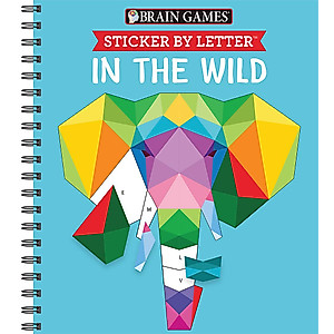 Brain Games - Sticker by Letter: In the Wild (Sticker Puzzles - Kids Activity Book)