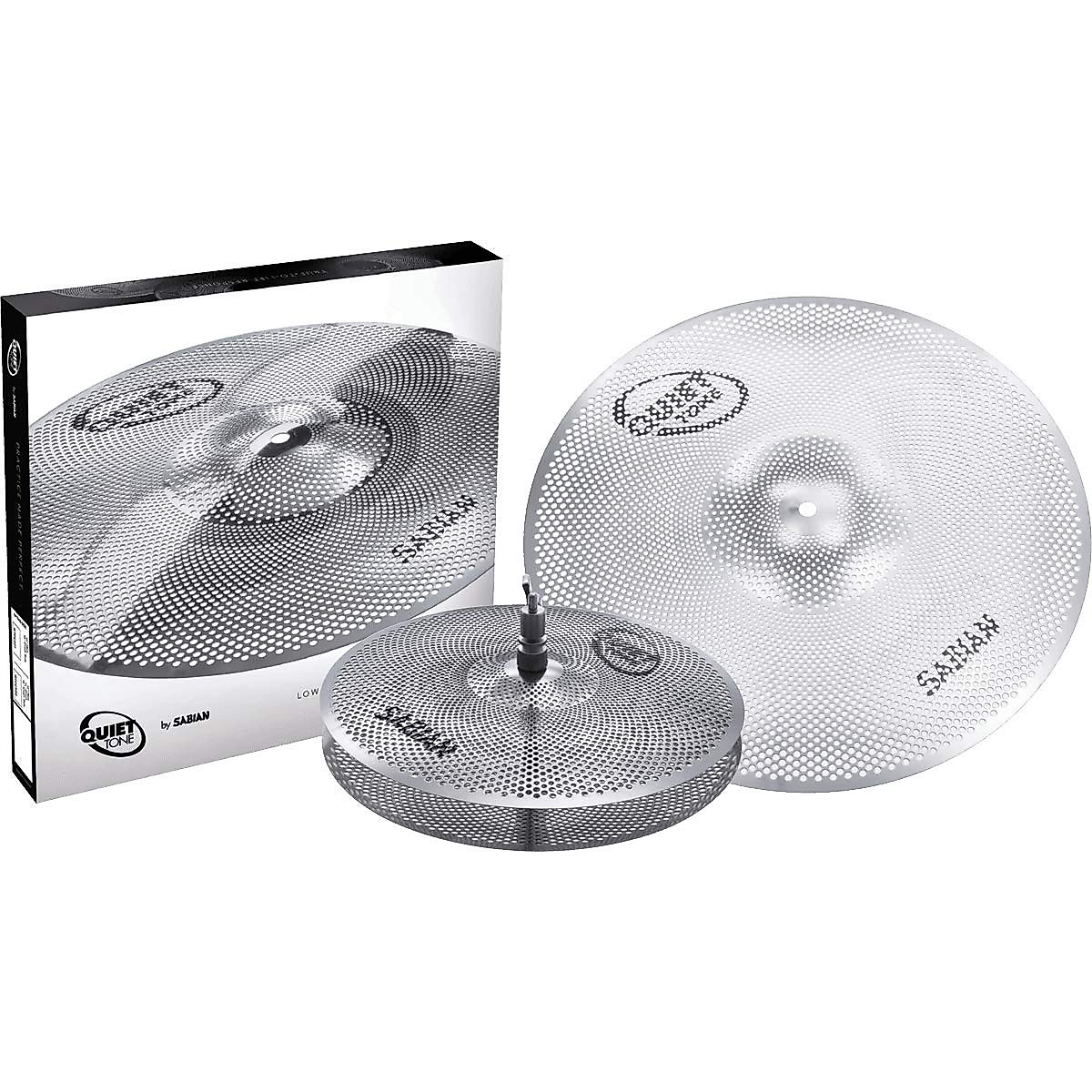 SABIAN Quiet Tone Practice Cymbals Set Qtpc501