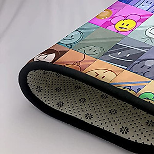 Bfdi Battle for Dream Anime Rug Soft Flannel Carpet 3D Non-Slip Area Rug Art Floor Mat Doormats Decorative Rugs for Bedroom Living Room 72"X48"