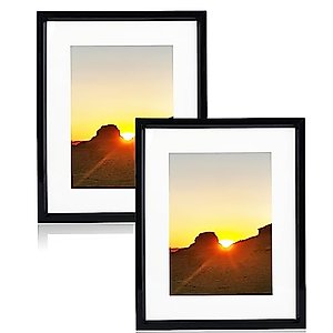 Aynoo 16x20 Poster Frame Black, Display Posters 16x20 Picture Frame Black, Display Pictures 11x14 Picture Frame,2Pack