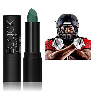 MEICOLY Green Eye Black Baseball/Softball/Football/Lacrosse,Easy To Color Sports Eye Stick Eye Black Stick,Long Lasting Halloween Face Paint Cosplay Makeup,Natural Cream Eyeshadow Stick