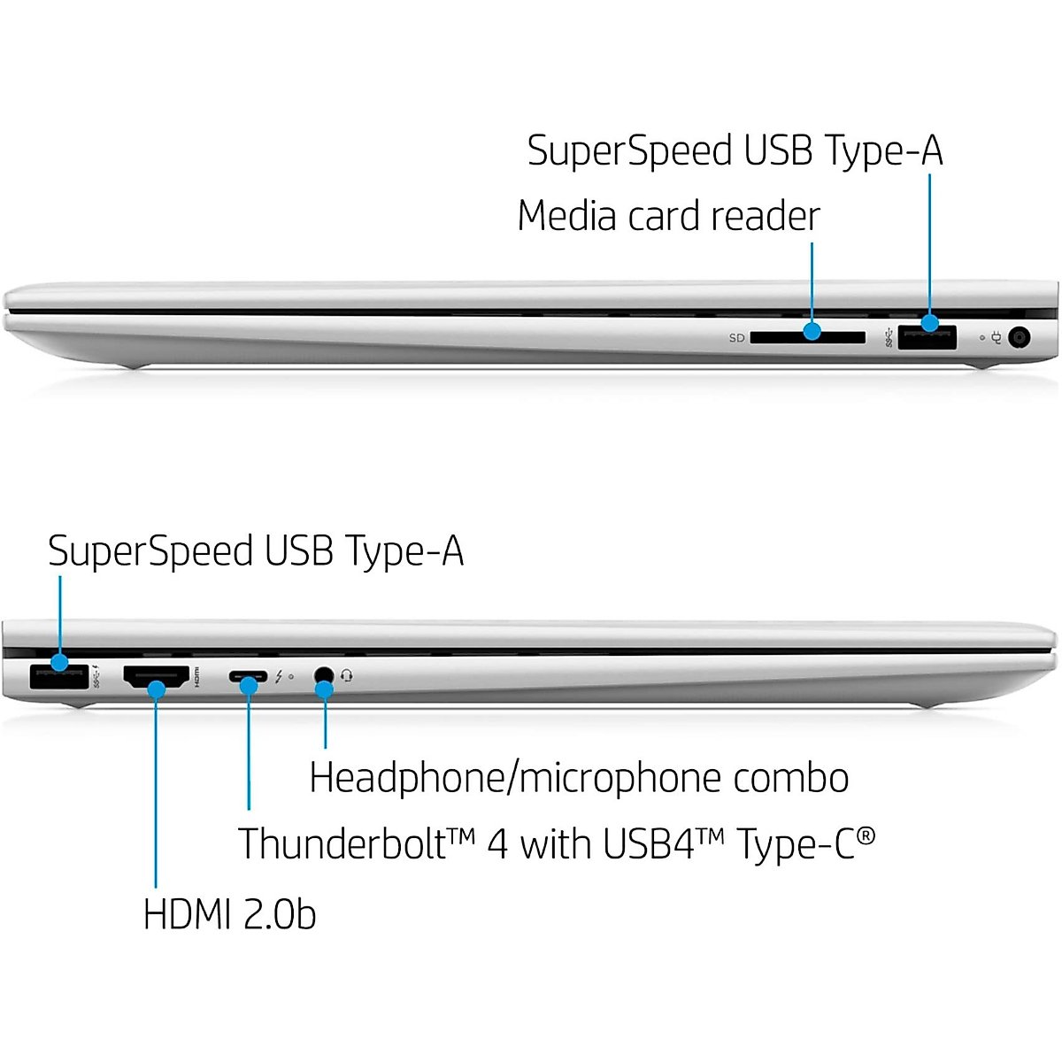 HP 2023 Envy X360 15.6" FHD IPS Touchscreen 2-in-1 Laptop Intel Quad-Core i7-1195G7 Iris Xe Graphics 32GB DDR4 1TB NVMe SSD HDMI Thunderbolt4 WiFi AX BT Backlit KB Windows 10 Pro w/RE USB