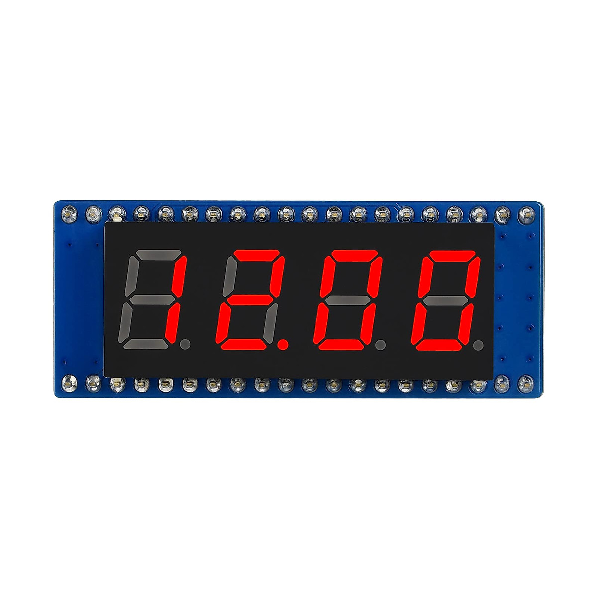waveshare 4-Digit 8-Segment Display Module for Raspberry Pi Pico Embedded 74HC595 Driver SPI-Compatible Comes with Raspberry Pi Pico C/C++ and MicroPython Demo