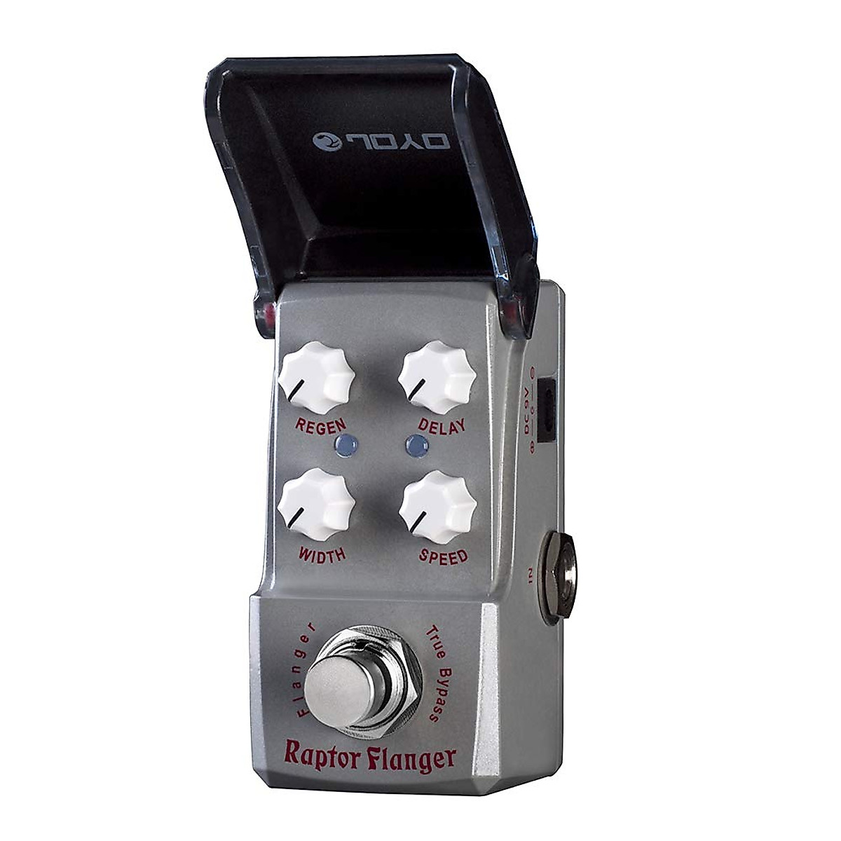 JOYO Flanger Mini Pedal for Electric Guitar Effect - True Bypass Ironman Series (Raptor Flanger JF-327)