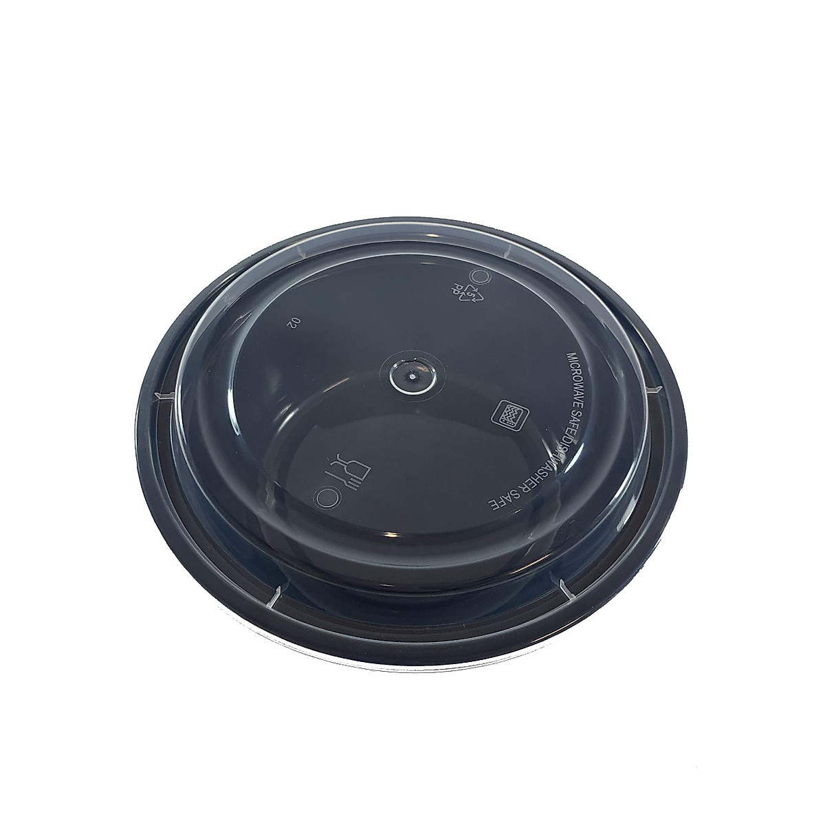 DHG PROFESSIONAL 50 sets 32oz Round Food Containers Meal Prep Microwavable Reusable Plastic BPA Free