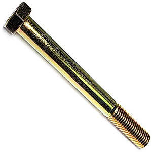 Hard-to-Find Fastener 014973381578 Grade 8 Hex Cap Screws 5#, 3/4-10 x 7, Piece-5 , yellow