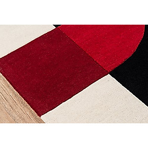 Momeni Rugs Delhi Collection Area Rug, 5' x 8', Black