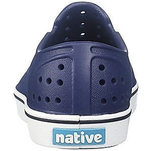 Native Shoes, Miles, Kids Shoe, Regatta Blue/Shell White, 3 M US Little Kid