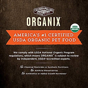 Castor and Pollux ORGANIX Grain Free Small Dog Food Recipe, Organic Dog Food - 4 lb. Bag