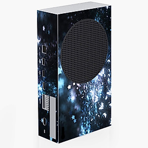 PlayVital Butterfly Illusion Custom Vinyl Skins for Xbox Series S, Wrap Decal Cover Stickers for Xbox Series S Console Controller