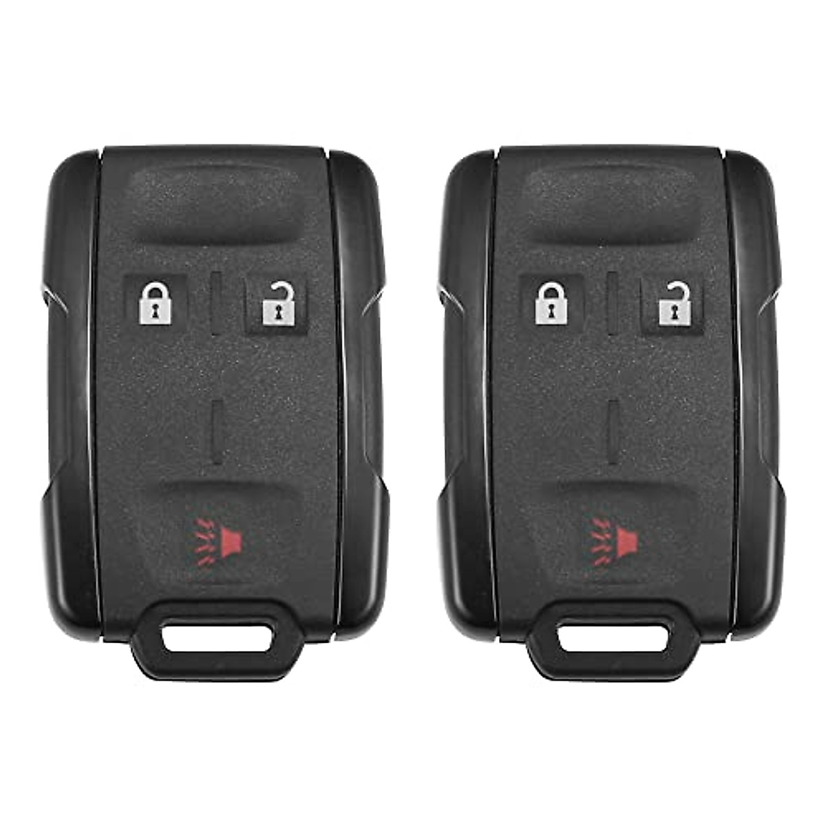 X AUTOHAUX 2pcs 3 Button Keyless Entry Remote Control Replacement Key Fob Proximity Smart Fob M3N32337100 for Chevrolet Silverado Colorado 14-17 315MHz