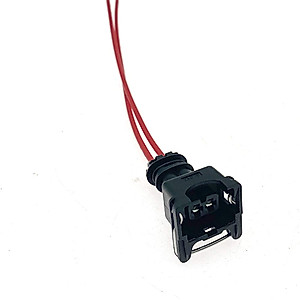 8 Pack Fuel Injector Connector Pigtail Wiring Plugs Clips Cut Splice for Bosch EV1 Any RC Replace EV1 OBD1