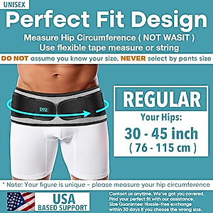 SI Belt - Sacroiliac Belt for Women and Men - SI Joint Hip Belt for Sciatica, Pelvis, Lower Back Pain Relief - Lumbar and Hip Support Brace - Trochanter Belt with Extra Compression Hip Pain Relief