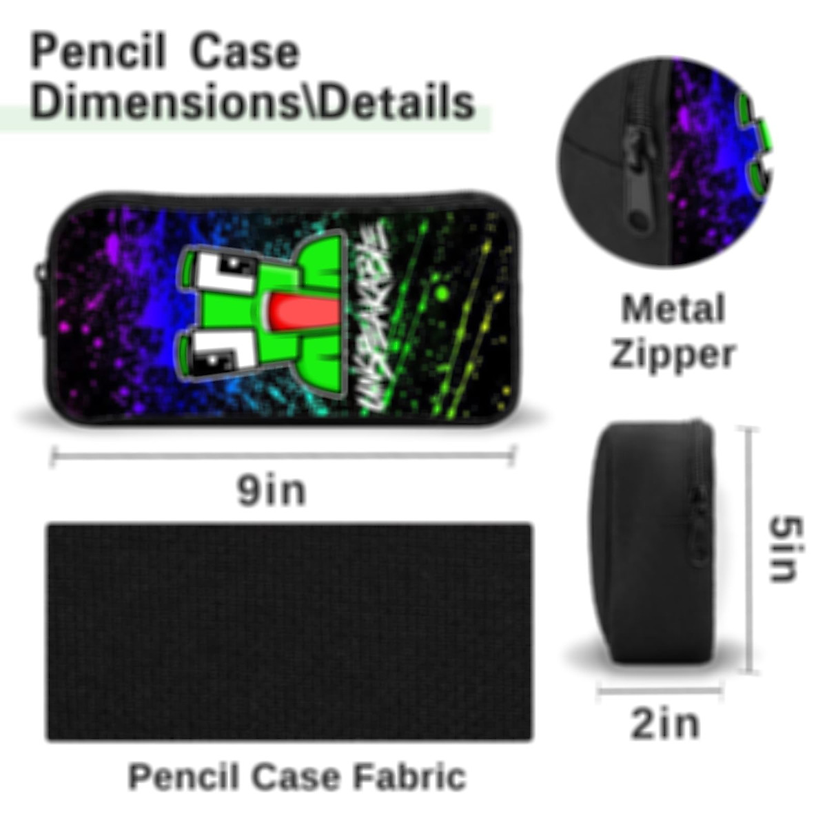 UZIAH 3Pcs Anime Backpack Set Cartoon Backpack Set 17 Inch with Lunch Bag Pencil Case Book Bag Backpack