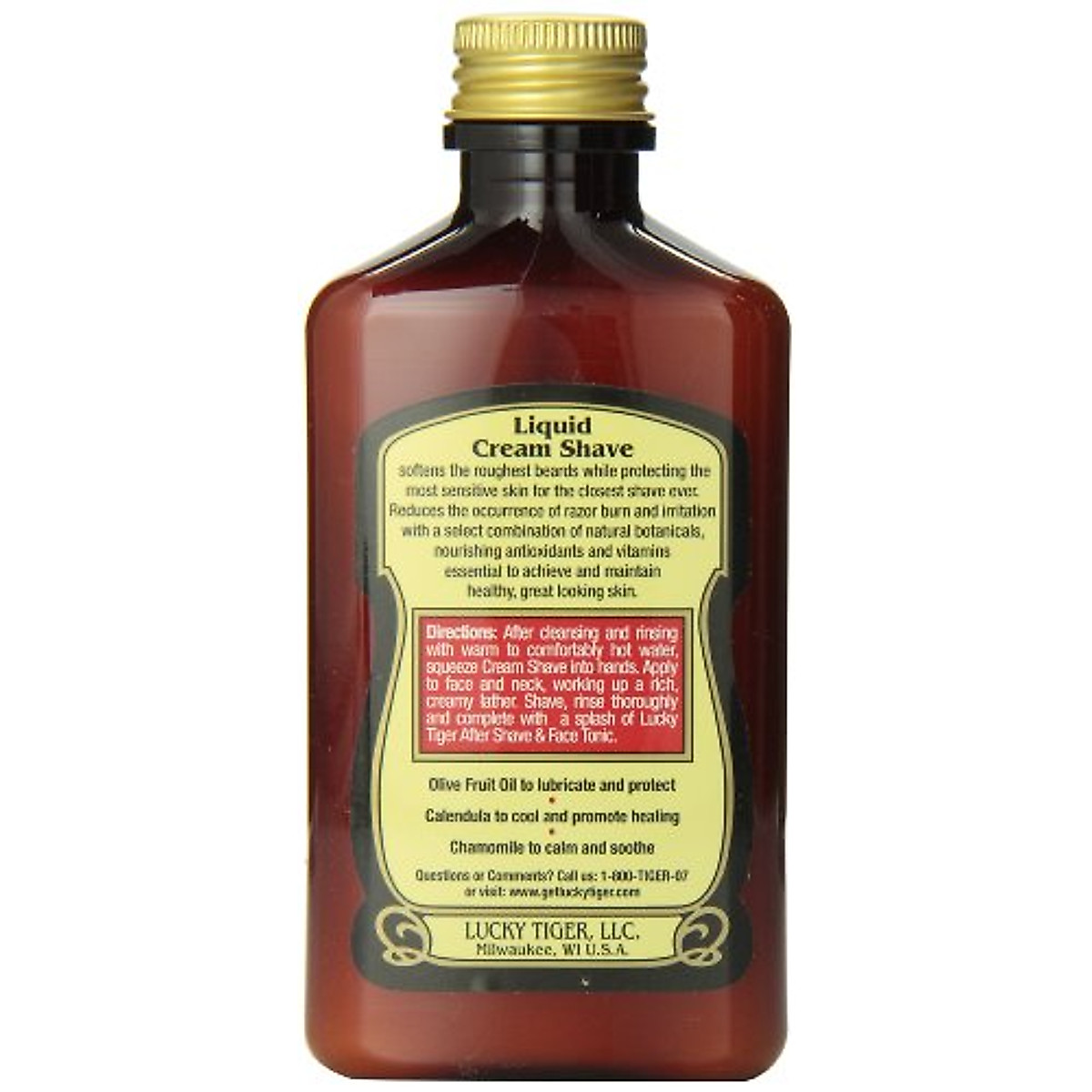 Lucky Tiger Lucky Tiger Liquid Cream Shave, 5 Oz, 5 Oz