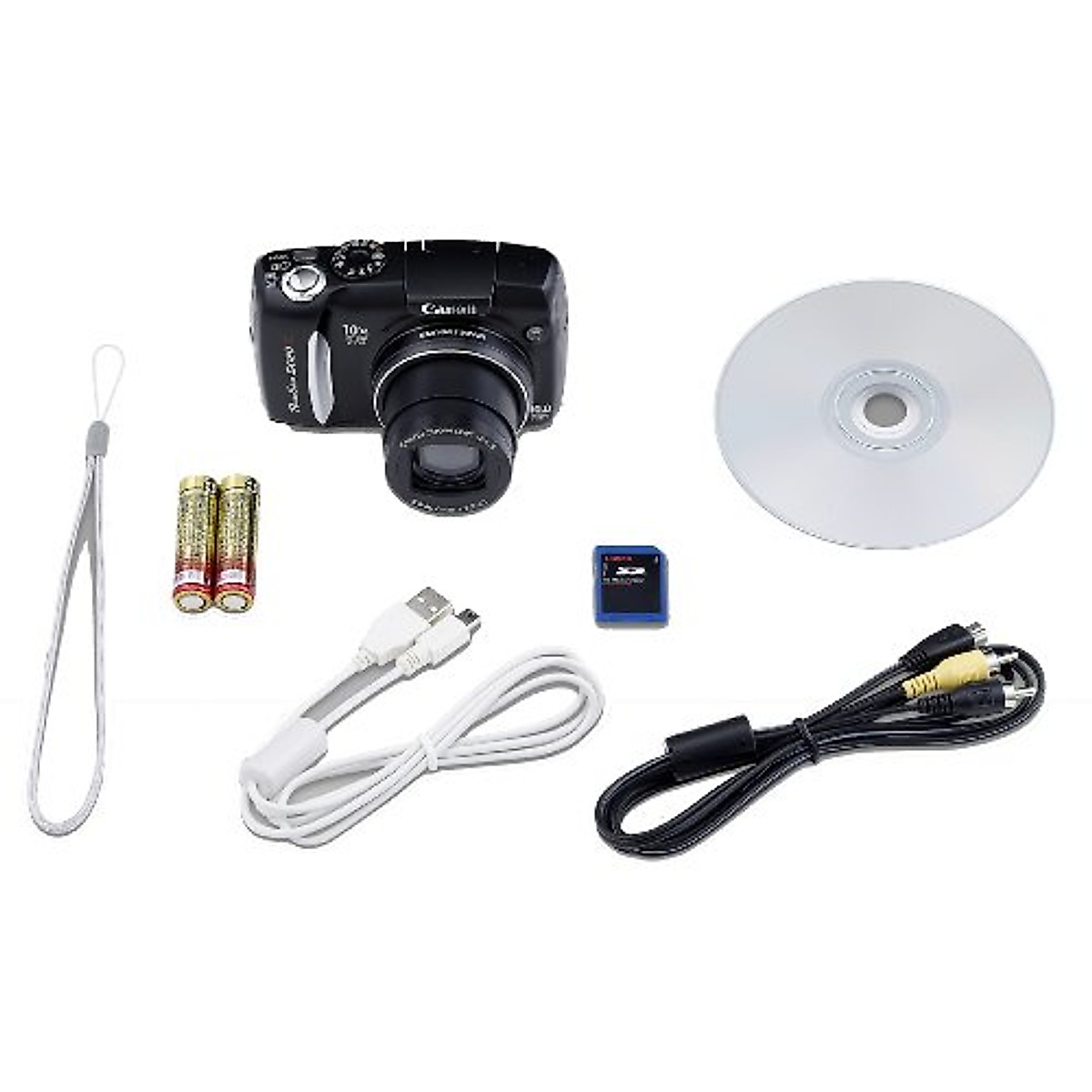Canon Powershot SX120 IS 10MP Digital Camera (Black)