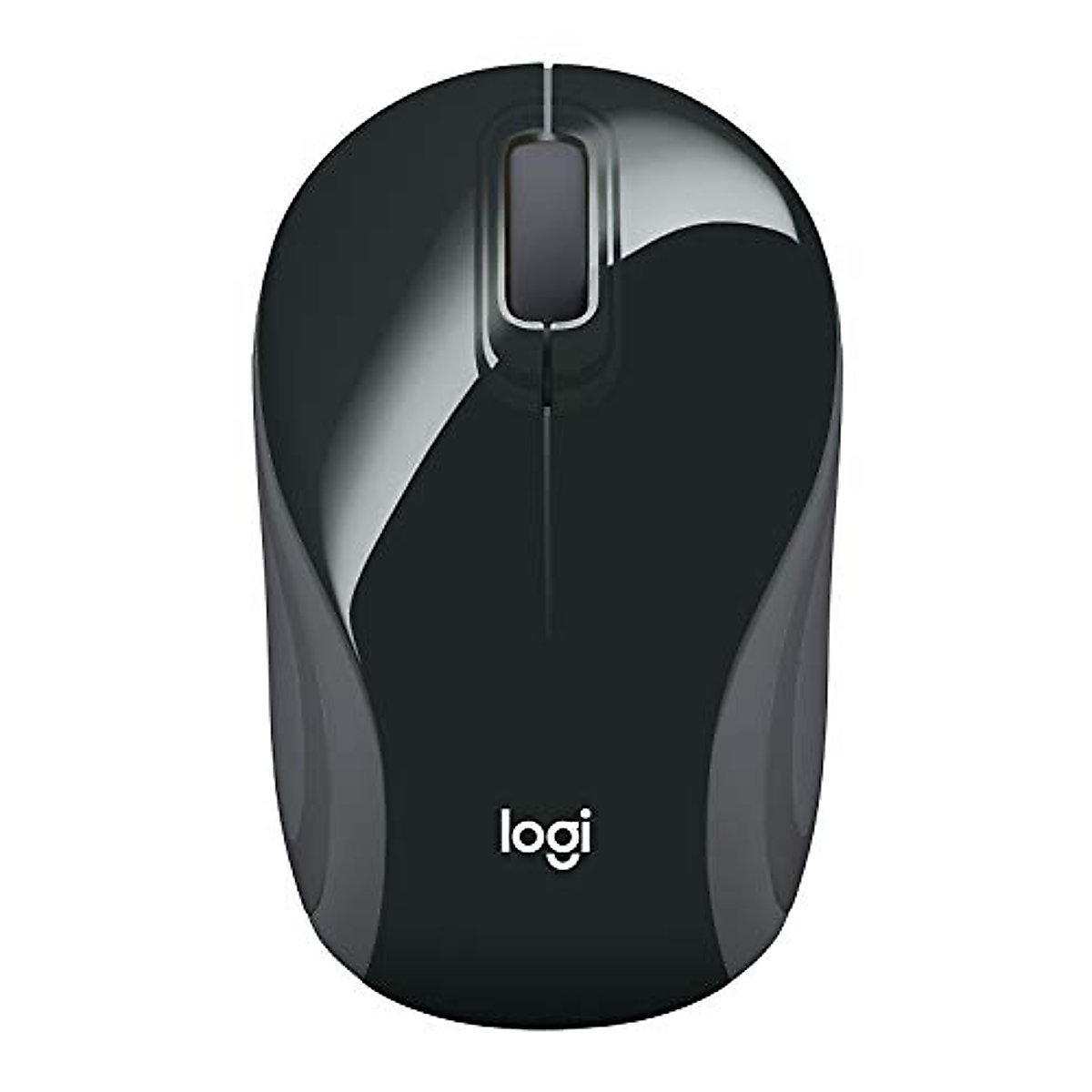Logitech Wireless Mini Mouse M187 Ultra Portable, 2.4 GHz with USB Receiver, 1000 DPI Optical Tracking, 3-Buttons, PC / Mac / Laptop - Black