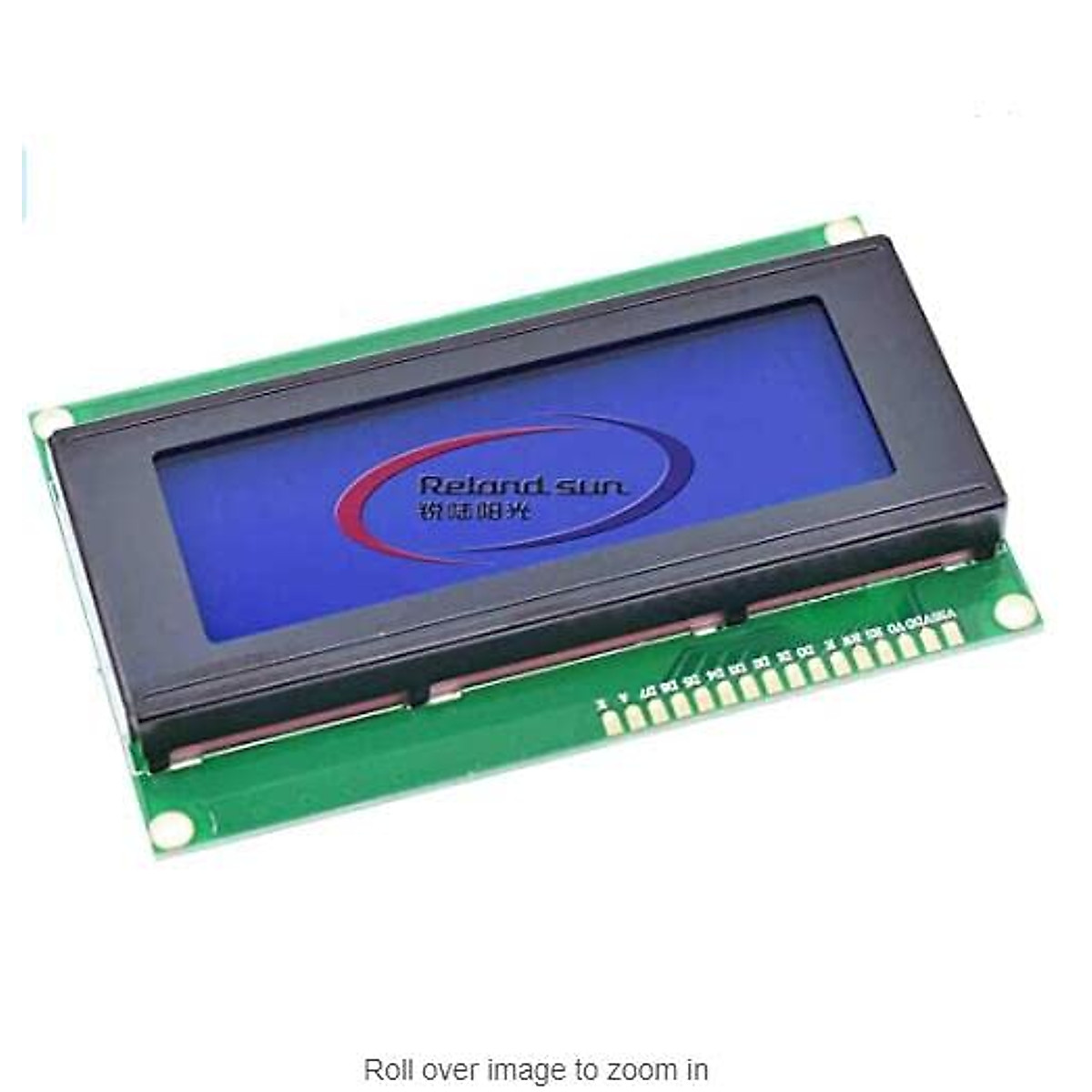 Reland Sun Blue Green LCD 2004 20x4 Character LCD Display Module HD44780 Controller Blue Screen Backlight for (Blue)