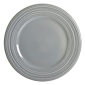 Gibson Elite Barberware 16 Piece Dinnerware Set, Gray