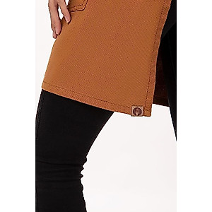 Chef Works Unisex Rockford Half Bistro Apron, Nutmeg, One Size