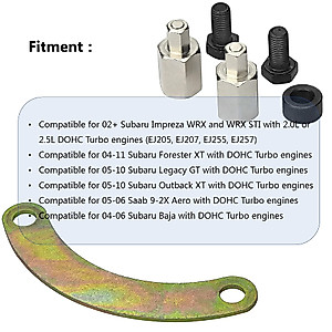 Mekar Cam Gear Lock Camlock Tool Compatible with DOHC Subaru WRX STi FXT, LGT OBXT Service Tools