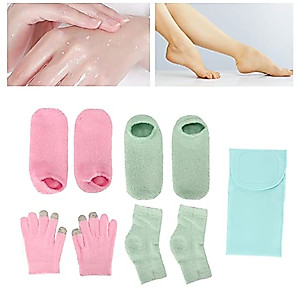 Moisturizing Gel Repair Gloves for Hand Foot Elbow Neck Hydrating Skin Repair Hydrating Covers Neck Elbow Hand Foot