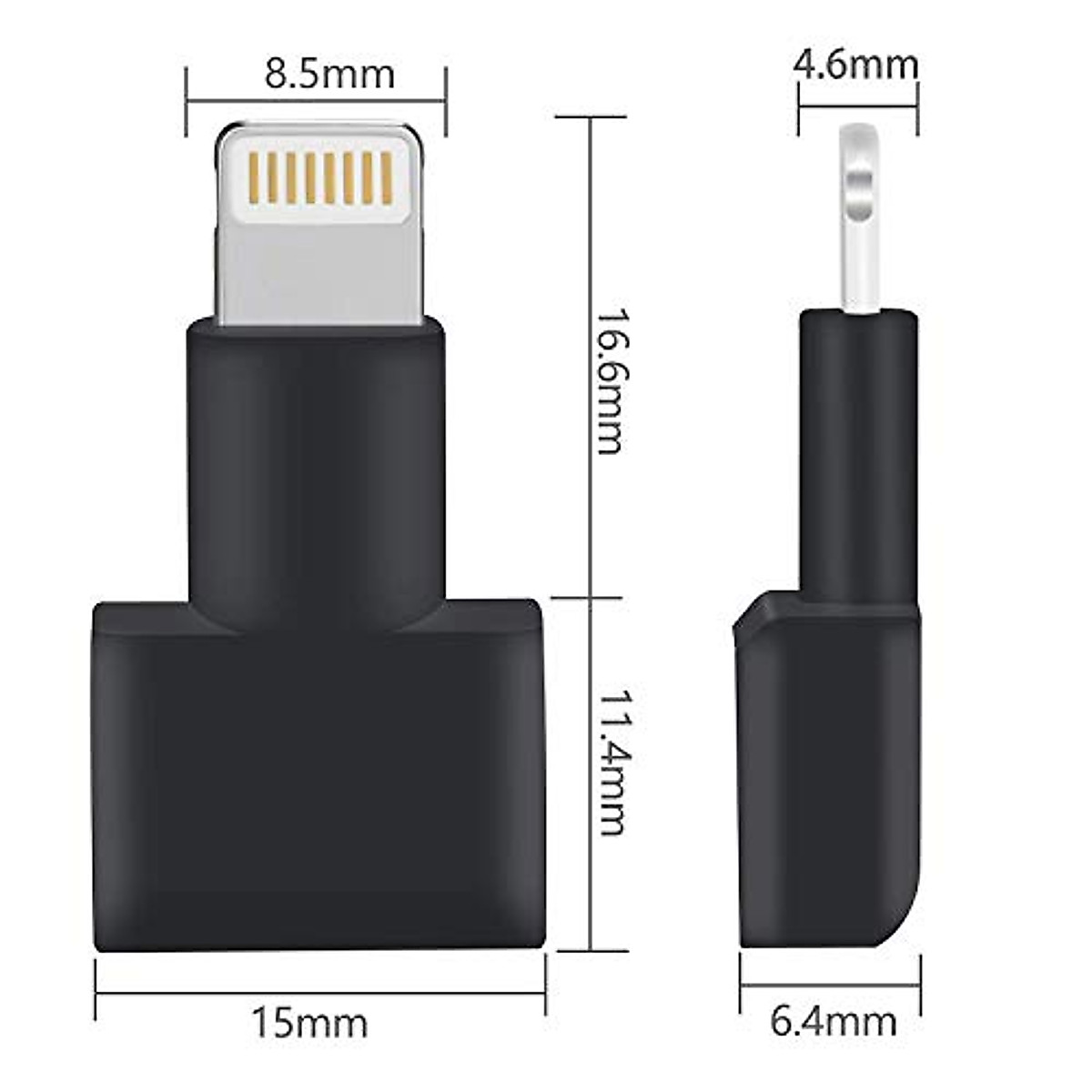 KOKKIA Lightning_Extender : Male to Female Lightning Extender Adapter, Compatible with iPhone, iPad, iPod with 8-pin Lightning Connector. Compatible i10L, i10L_aptX, i10L_Pro Splitter