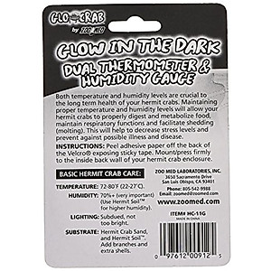 Zoo Med Thermometer Humidity Gauge, Green (6600912)