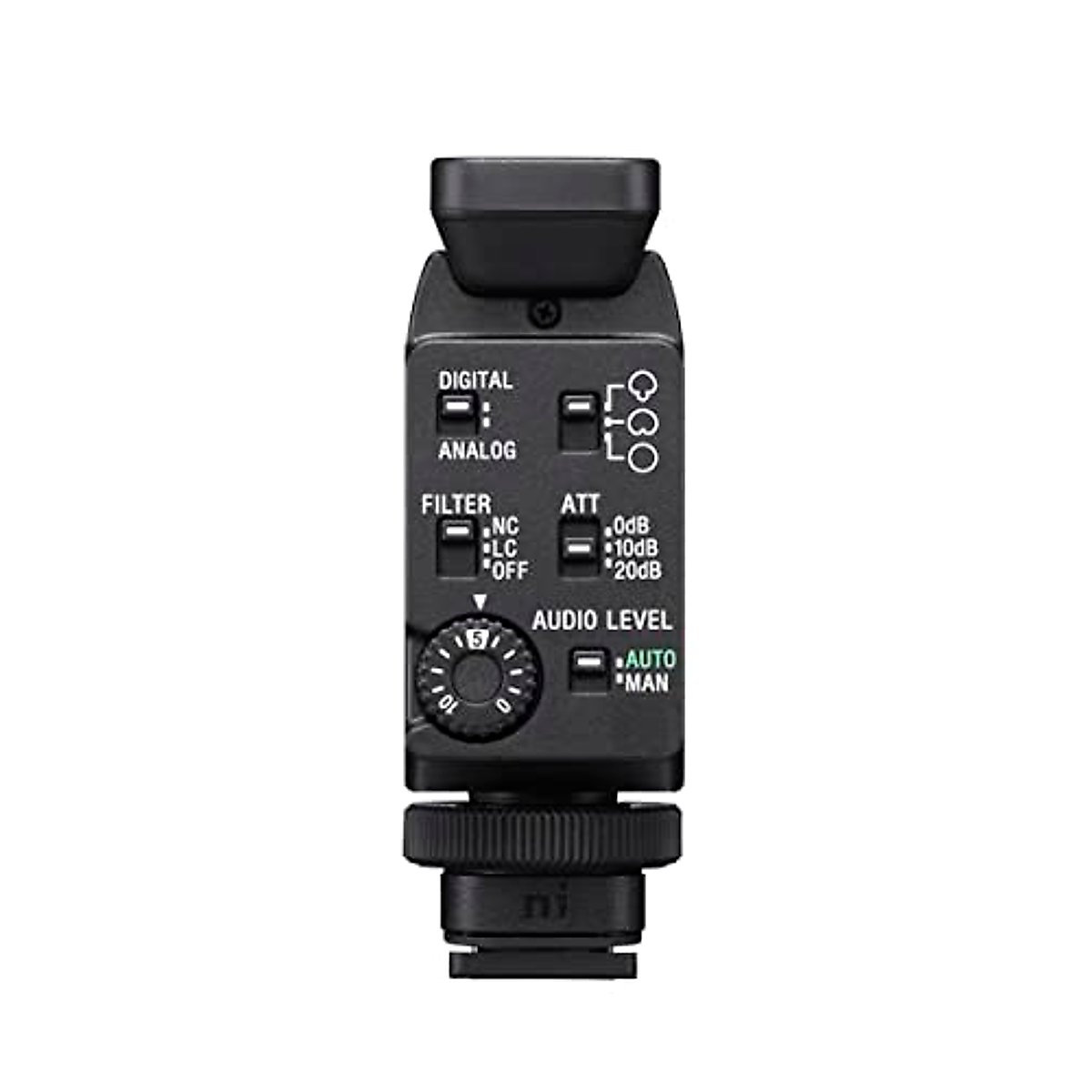Digital MI Shoe Shotgun Microphone with Beamforming Technology for Three switchable directivities - ECM-B10, XLR