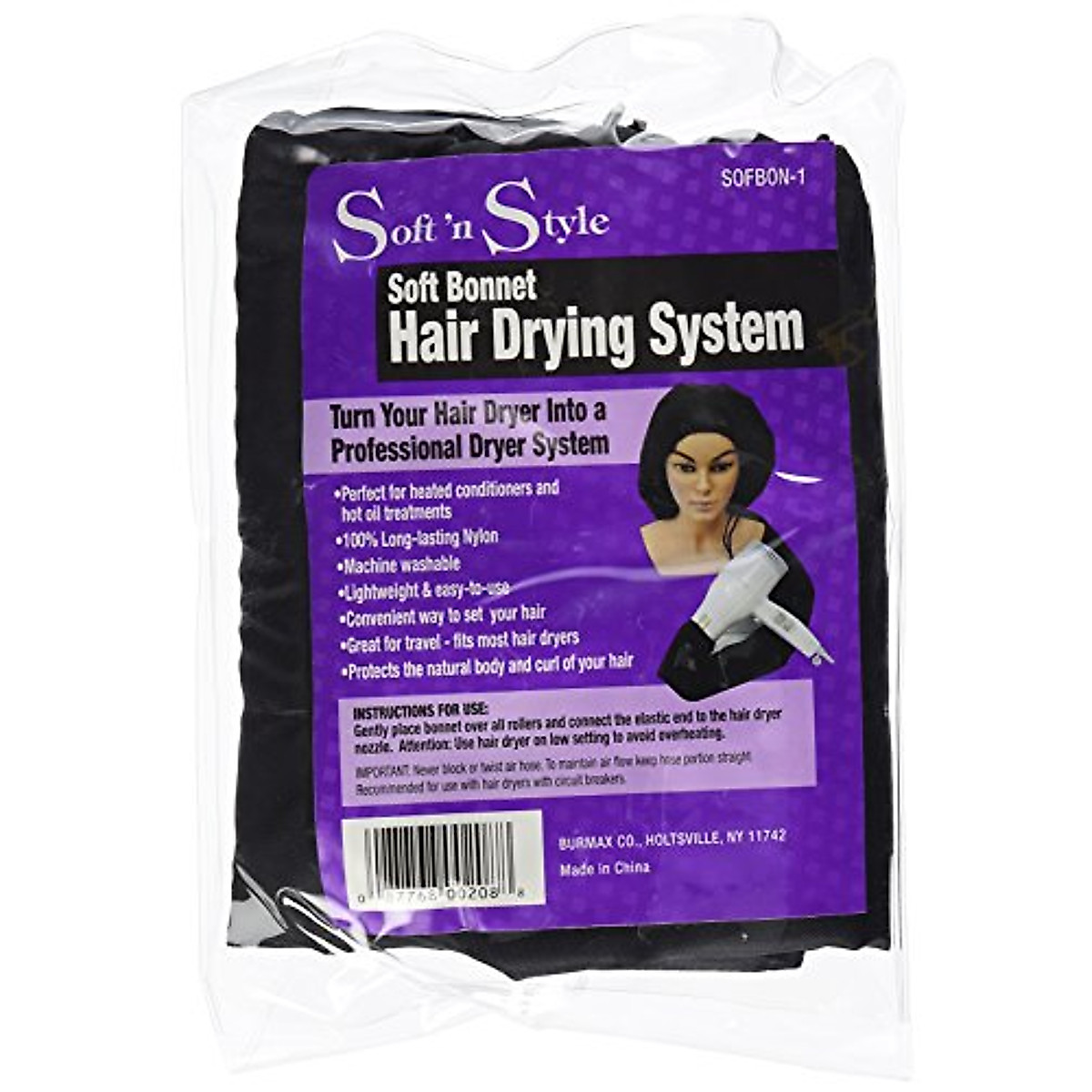 Soft 'N Style Soft Bonnet Hair Dryer System (B)