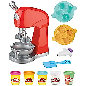 Play-Doh Kitchen Creations Magical Mixer Playset, Toy Mixer with Play Kitchen Accessories, Arts and Crafts for Kids 3 Years and Up