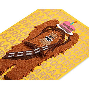 Papyrus Funny Star Wars Birthday Card (Wookie for Happy Birthday)