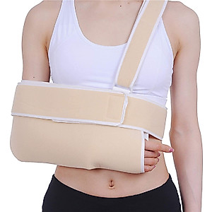 QIANMEI Fixed Elbow Brace Ergonomic Shoulder Strap, Arm Sling Shoulder Rotator Cuff Support Bracket, Medical Support Belt for Fractures Injury Support, Shoulder Surgery