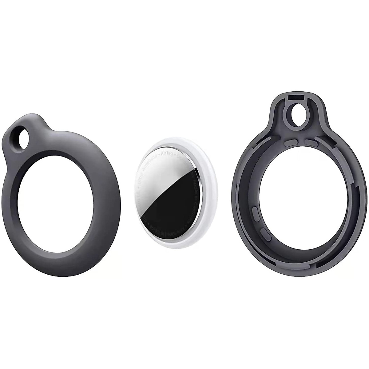 Air tags Keyring Compatible with Apple Airtag Case Air Tag Airtags Holder Keychain for AirTags Holder AirTag Cover Pets Collar