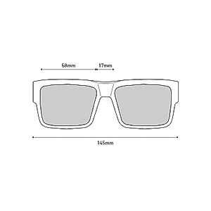 SPY Unisex-Adult Round Cyrus Honey Tort Happy Dark Brown Fade, Multi, One Size